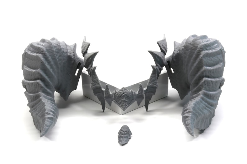 FFXIV Au'ra Male Horns 04 DIY Cosplay Prop Kit - Final Fantasy 14 - Etsy