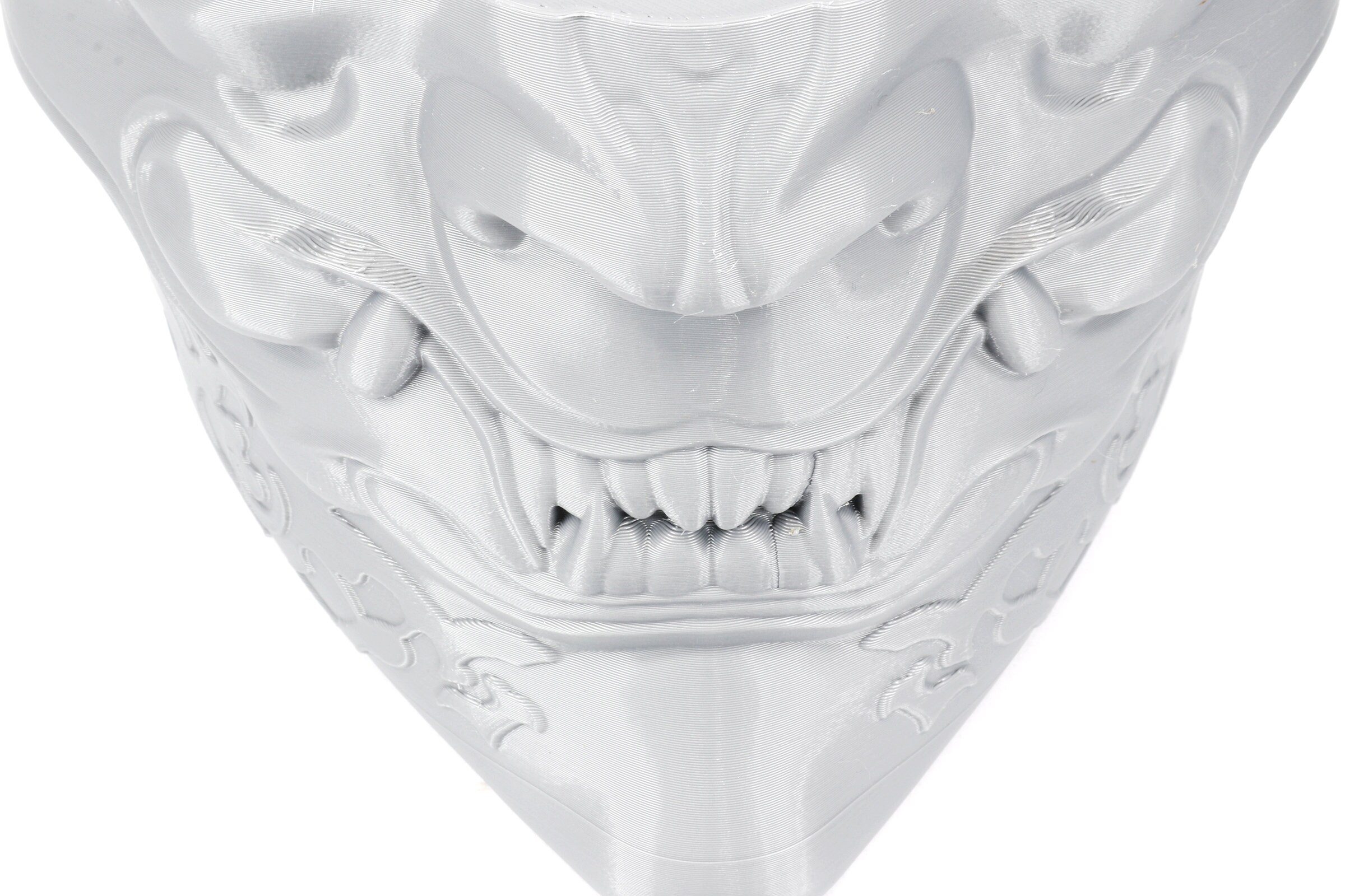 Oni Mask DIY Cosplay Kit – Japanese Demon Face, Yokai Mouth Guard - Etsy