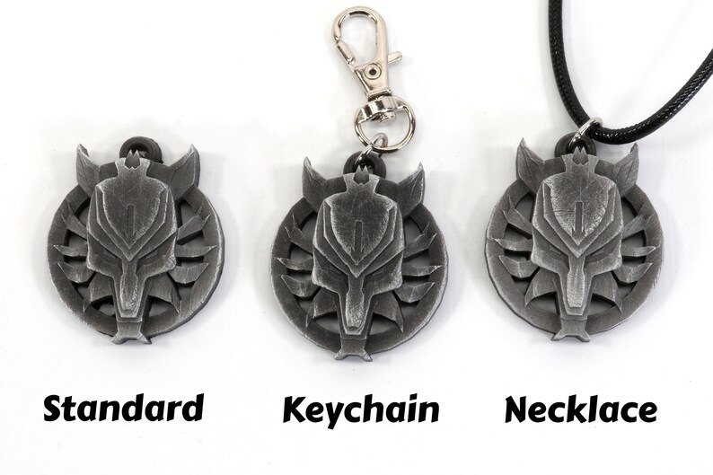 Fenrir Pendant Final Fantasy VII Keychain FF7 Jewelry and - Etsy