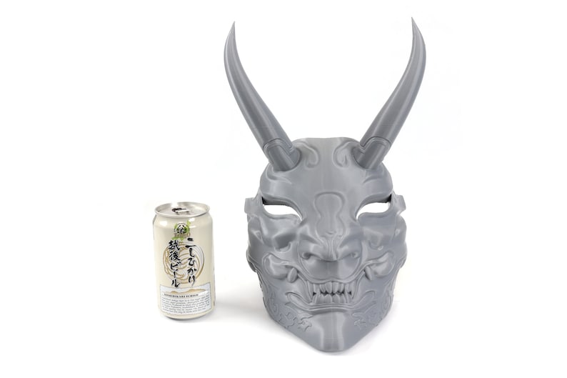 Oni Mask DIY Cosplay Kit – Japanese Demon Face, Yokai Mouth Guard - Etsy