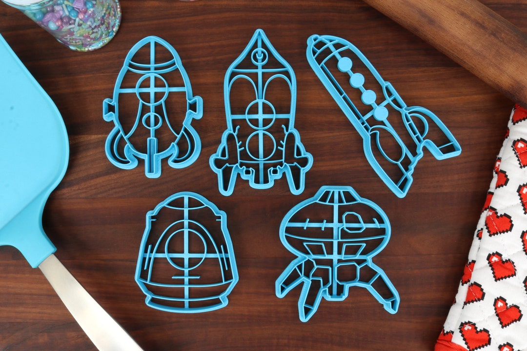 Video Game Spaceship Cookie Cutters - Hocotate Ship Set - Etsy