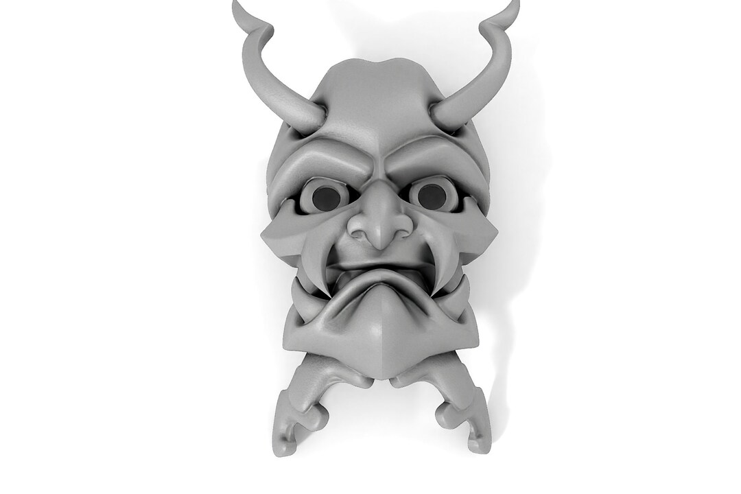 Shuten Doji Mask DIY Cosplay Prop Kit - Oni Mask, Traditional Oni Mask ...