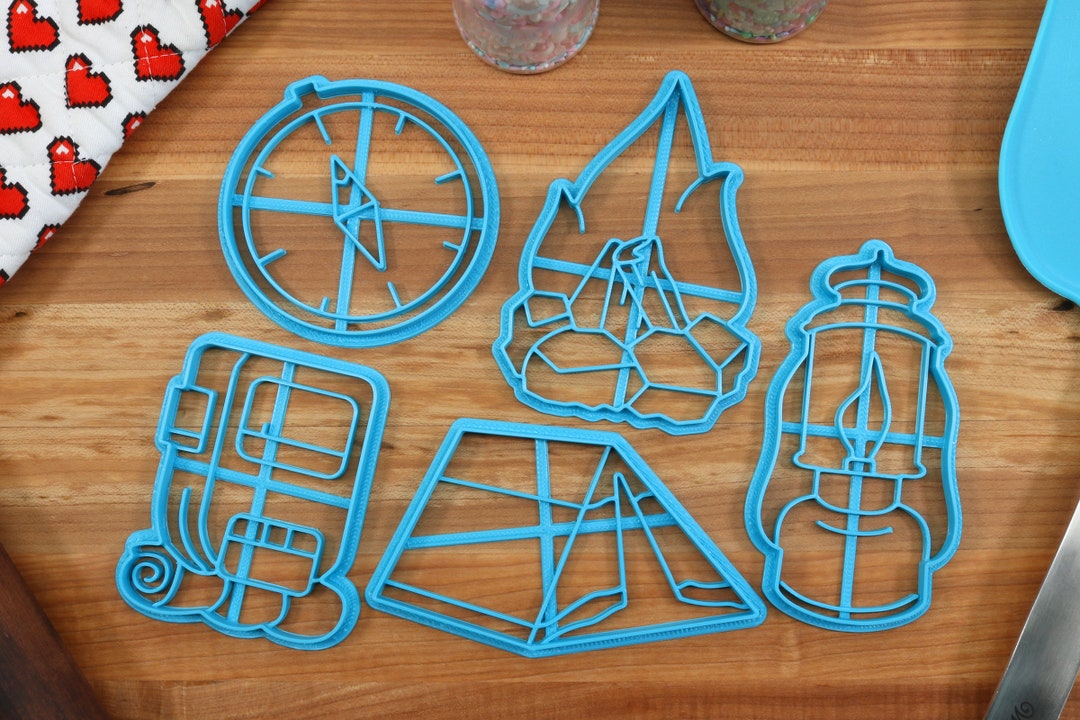 Camping Gear Cookie Cutters - Campfire, Camping Backpack, Camping ...