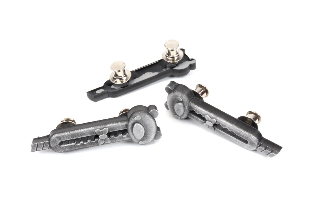 Kawaii Box Cutter Pin - Cutesy Razor Bear - Bear Head Box Cutters ...