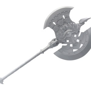 FFXIV Skullrender DIY Cosplay Prop Kit Skullrendergreataxe - Two Handed ...