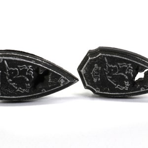FFXIV Haurchefant Greystone Shield Earrings Pair - Shadowbringers Final ...