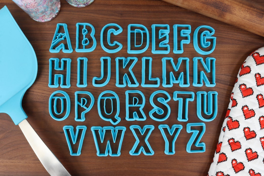 ANIMALSTARS Numbers & Letters! - FONT Cookie Cutters - Anime Baking ...