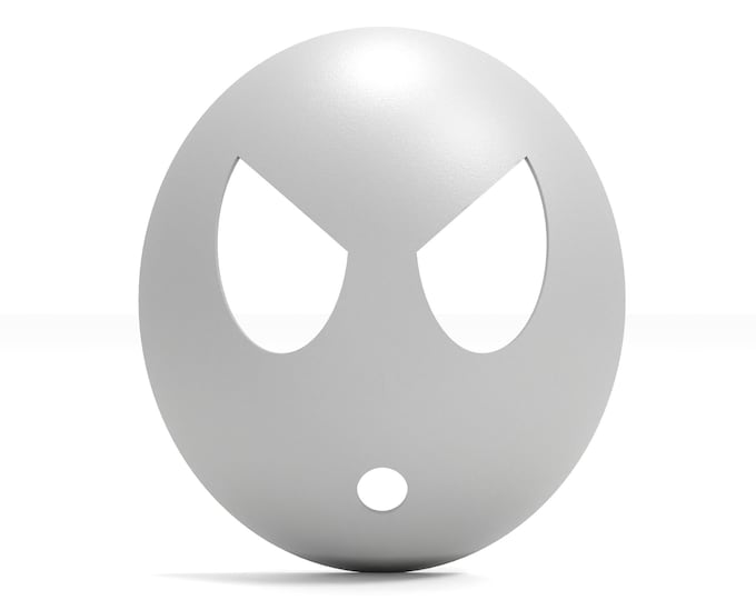 Shy Guy Mask - Etsy