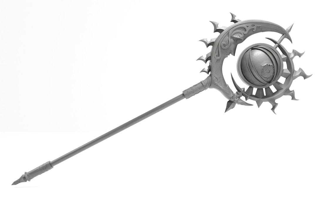 FFXIV Tropaios Rod DIY Cosplay Prop Kit - Black Mage Staff - Etsy