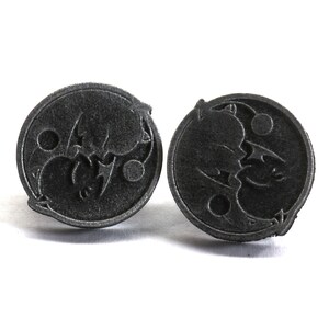 Moogle Final Fantasy X Yin & Yang Earrings Pair - Final Fantasy 9 ...
