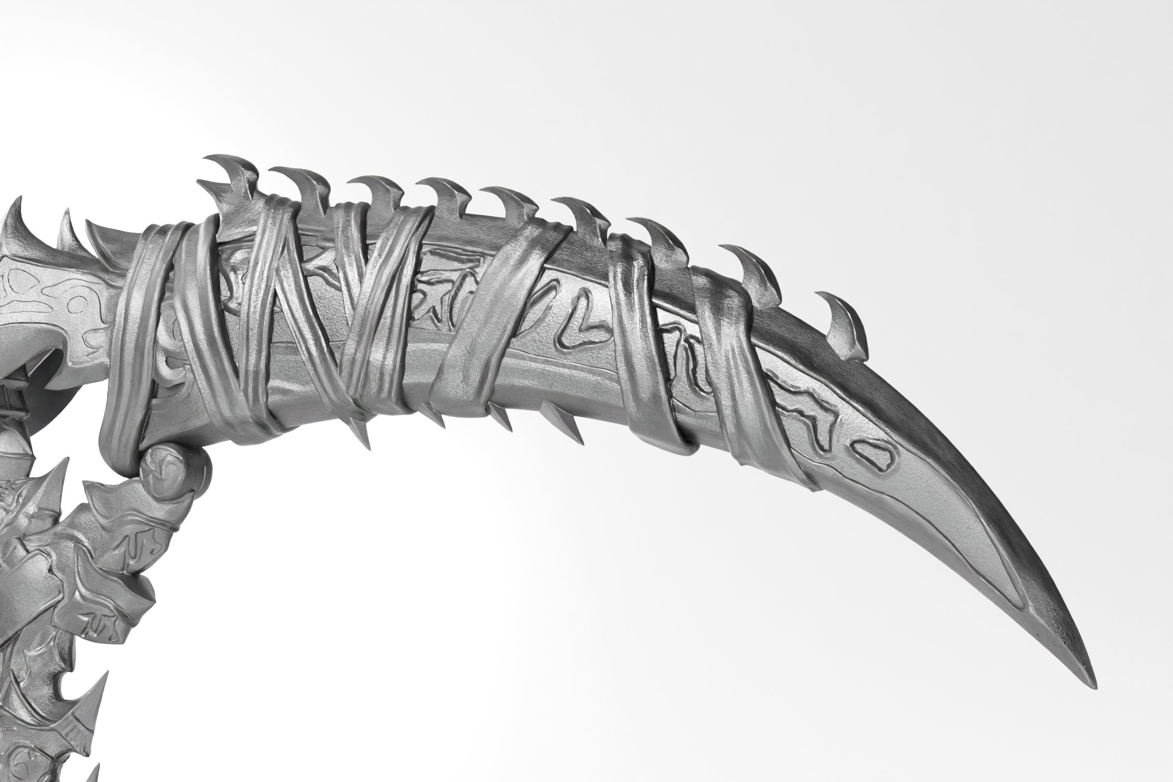 FFXIV Manderville Scythe Reaper DIY Cosplay Prop Kit - Etsy