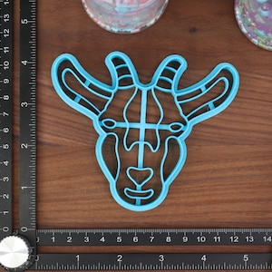 Alpine Goat Cookie Cutters - Alpine Goat Doe, Alpine Goat Face, Alpine ...