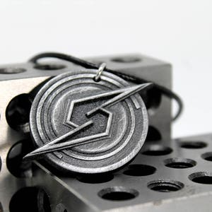 Super Metroid Screw Attack Keychain/necklace -samus Aran Gift or Samus ...