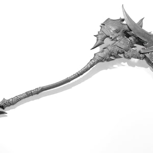 FFXIV Manderville Scythe Reaper DIY Cosplay Prop Kit - Etsy