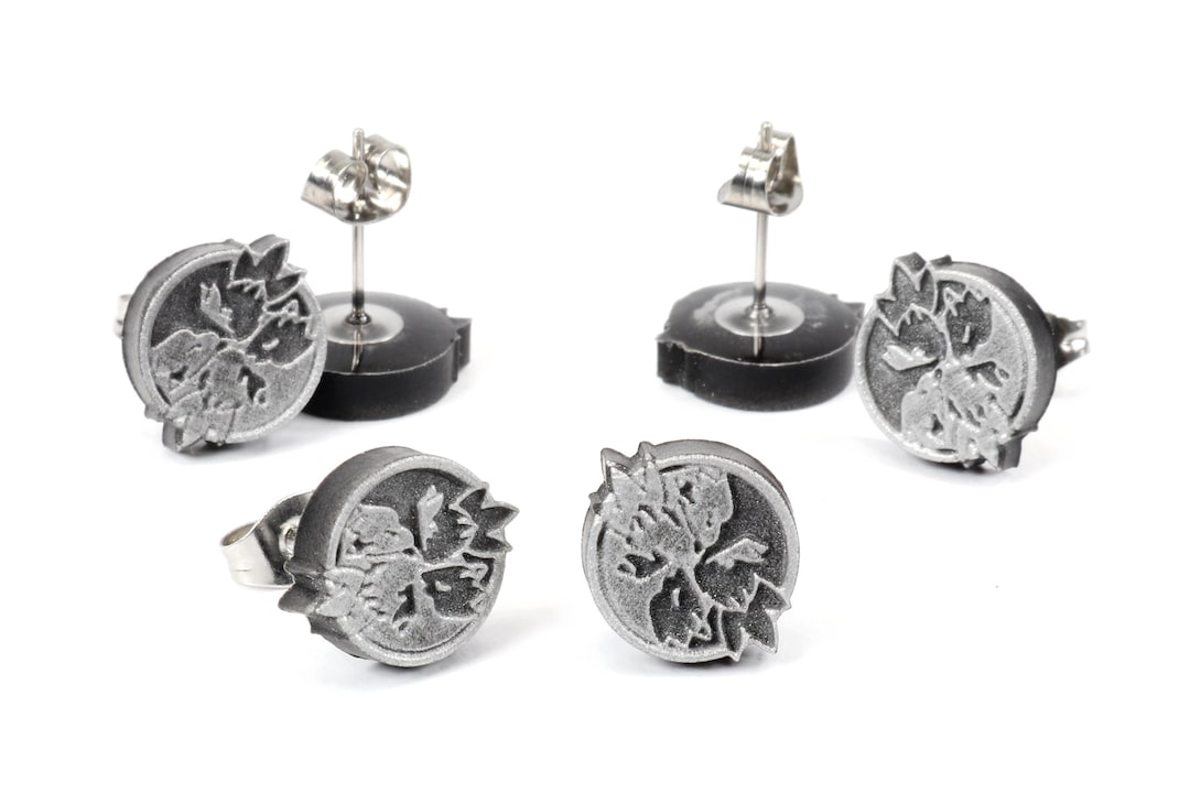 Yinyang Chocobo FFXIV Yin & Yang Earrings Pair - Chocobo Earrings ...