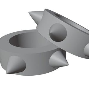 Bowsette Spiked Bracelets 3D Print Model - Female Bowser Prop - Mario ...