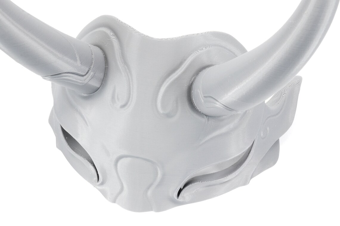 Oni Mask DIY Cosplay Kit – Japanese Demon Face, Yokai Mouth Guard - Etsy