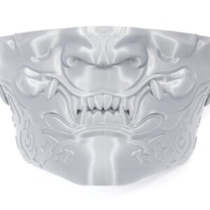 Oni Mask DIY Cosplay Kit – Japanese Demon Face, Yokai Mouth Guard - Etsy