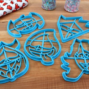 Deltarune Cookie Cutters Side Characters - Lancer, Rouxls, Swatch ...