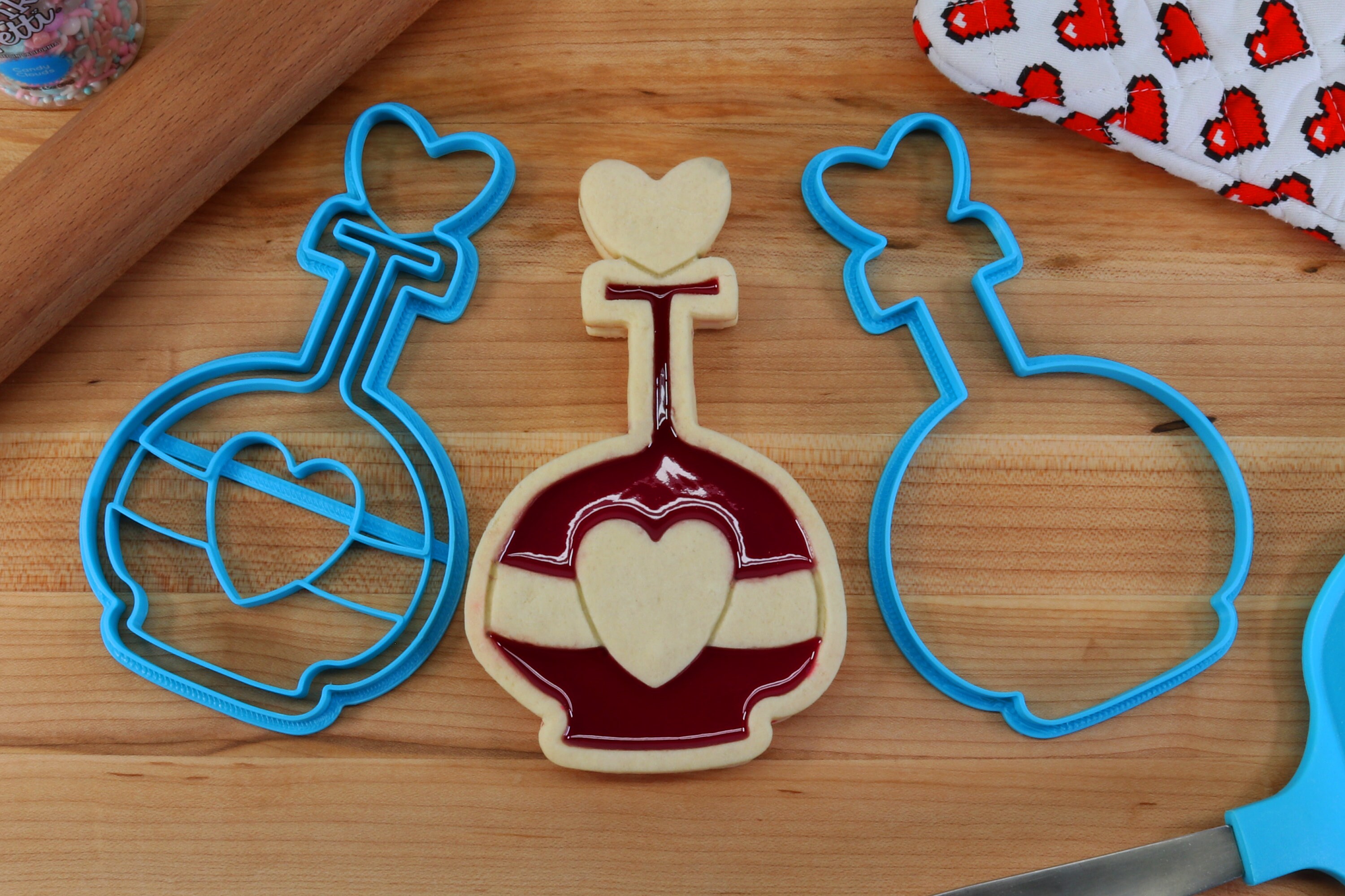 Love Potion Wayfinder Linzer Tart Cookie Cutter Goth Gift - Etsy