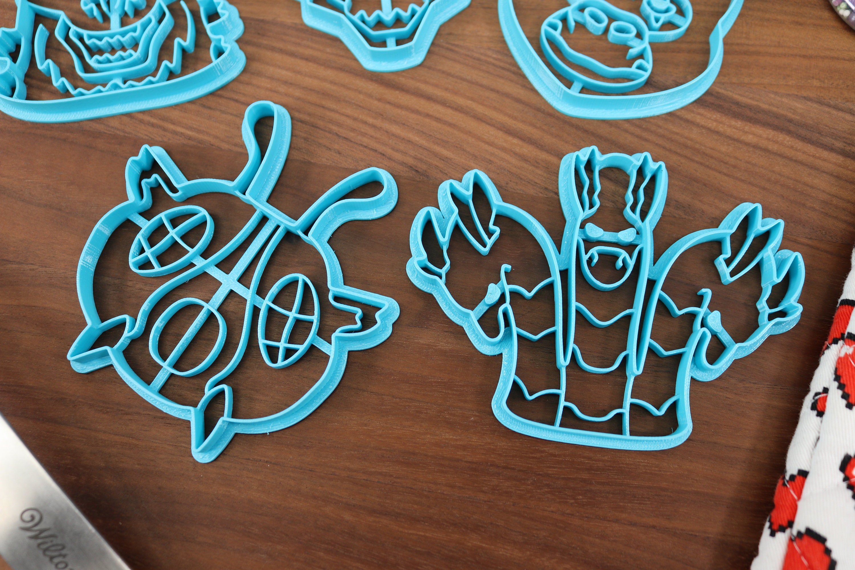 Kaiju Cookie Cutters: Monster Baking Tools, Set 1 - Etsy