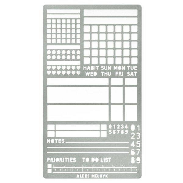 Planner Stencil - Etsy