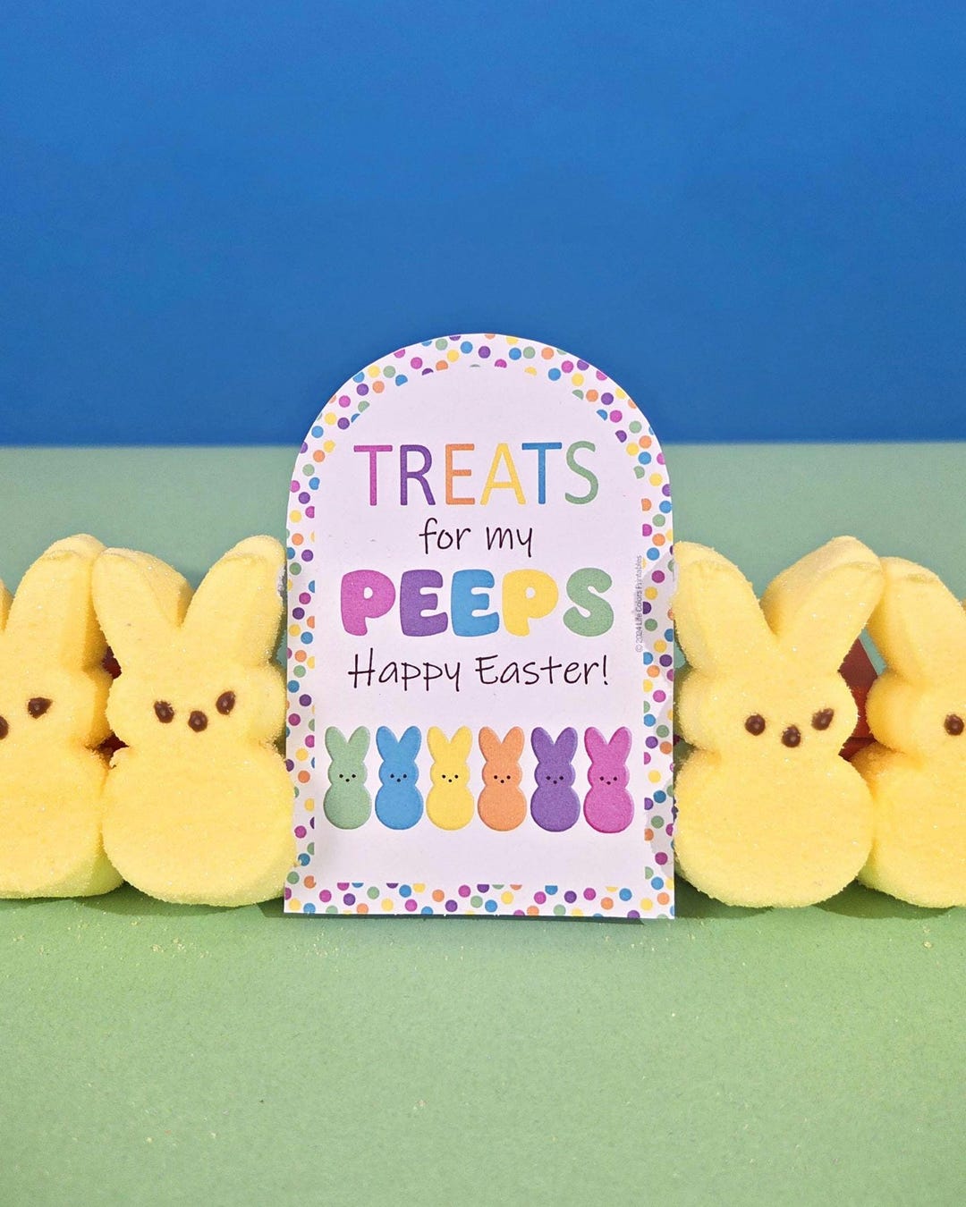 Treats for My Peeps Tag, Easter Gift Tag, Treats for My Peeps ...