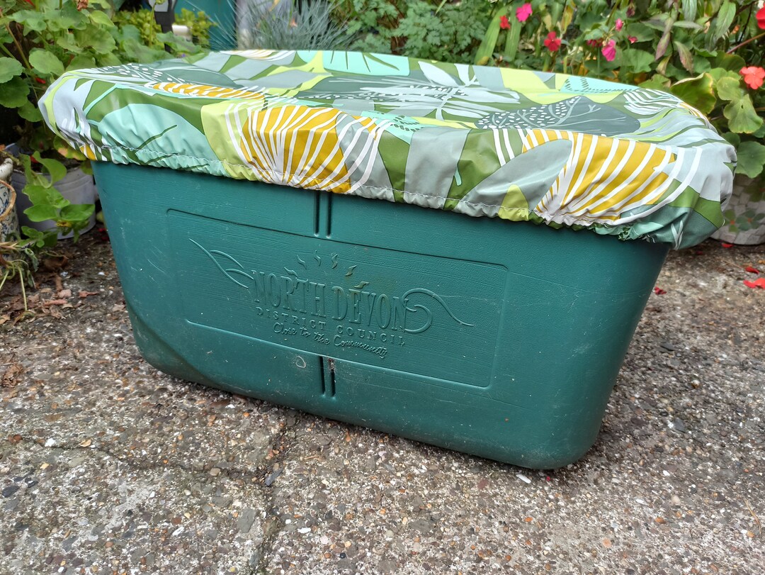 Recycling Box Covers - Waterproof Elasticated Covers for Green & Blue ...
