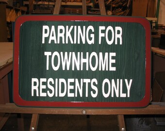 High Density Urethane sand carved single face sign | Etsy