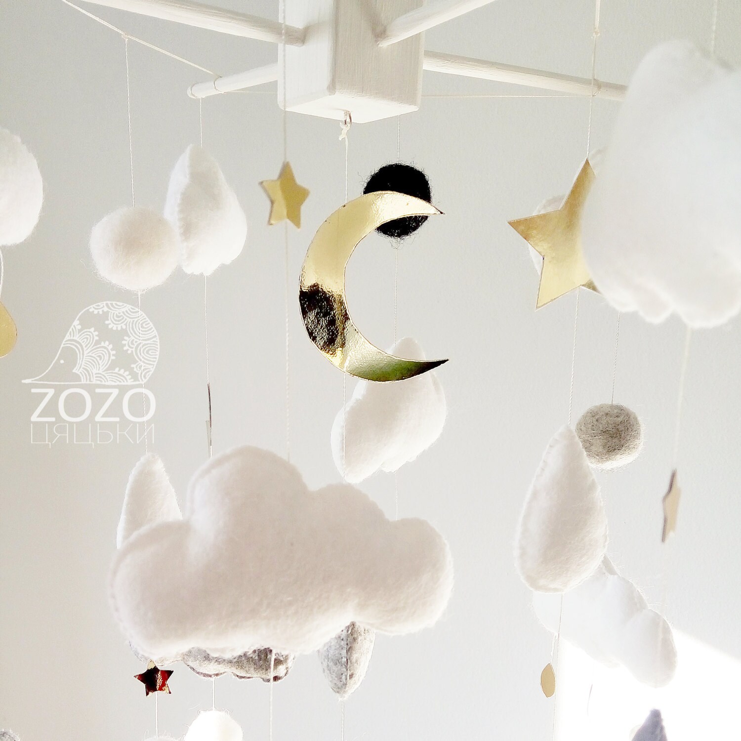 Baby Mobile Starry Night Baby Crib Mobile Light Baby - Etsy Norway