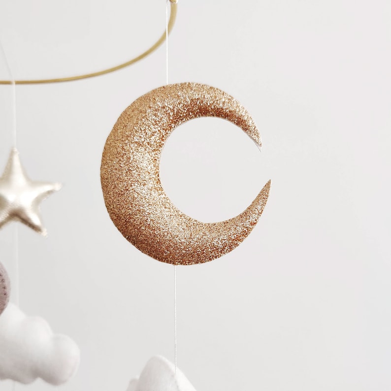 Elephant Baby Mobile Boy Mobile Moon Baby Crib Mobile - Etsy