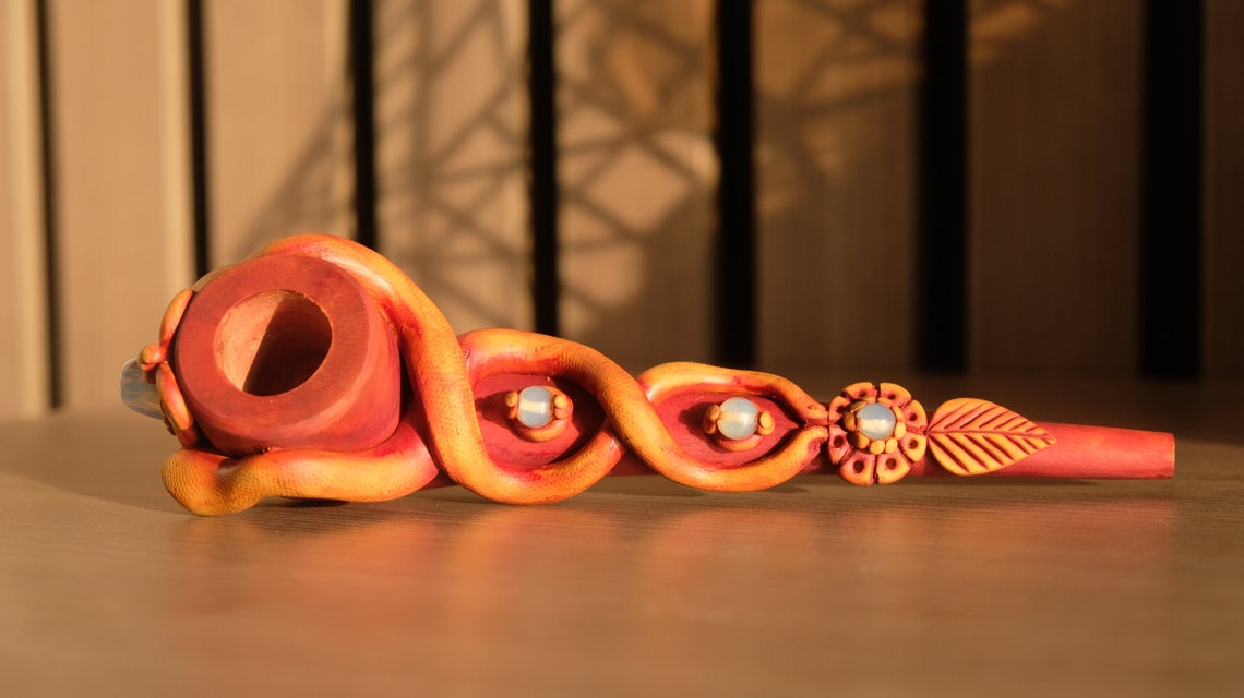 Smoking Pipe, Mapacho Tobacco Pipe, Shamanic Pipe, Ceremonial Pipe ...