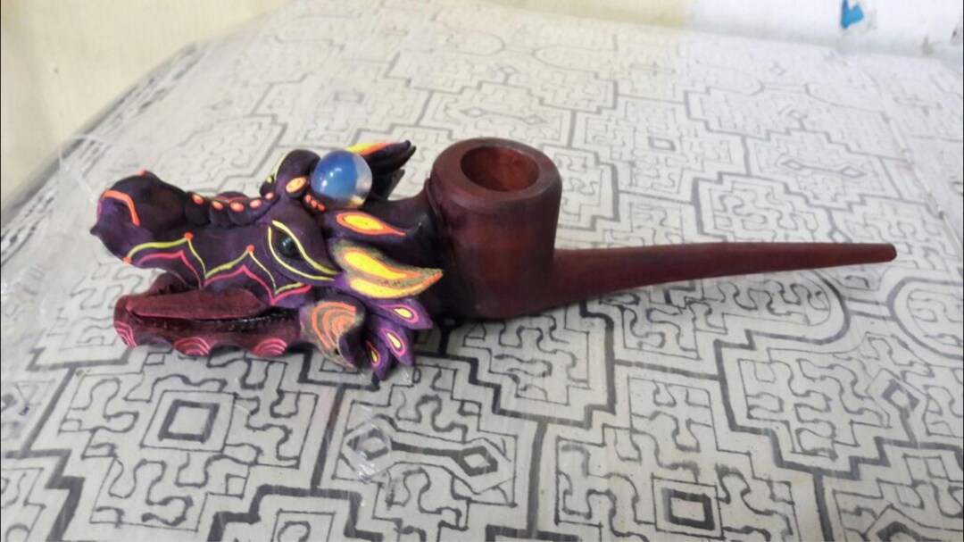 Smoking Pipe, Mapacho Tobacco Pipe, Ceremonial Pipe, Shamanic Pipe ...