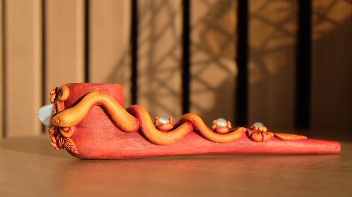 Smoking Pipe, Mapacho Tobacco Pipe, Shamanic Pipe, Ceremonial Pipe ...