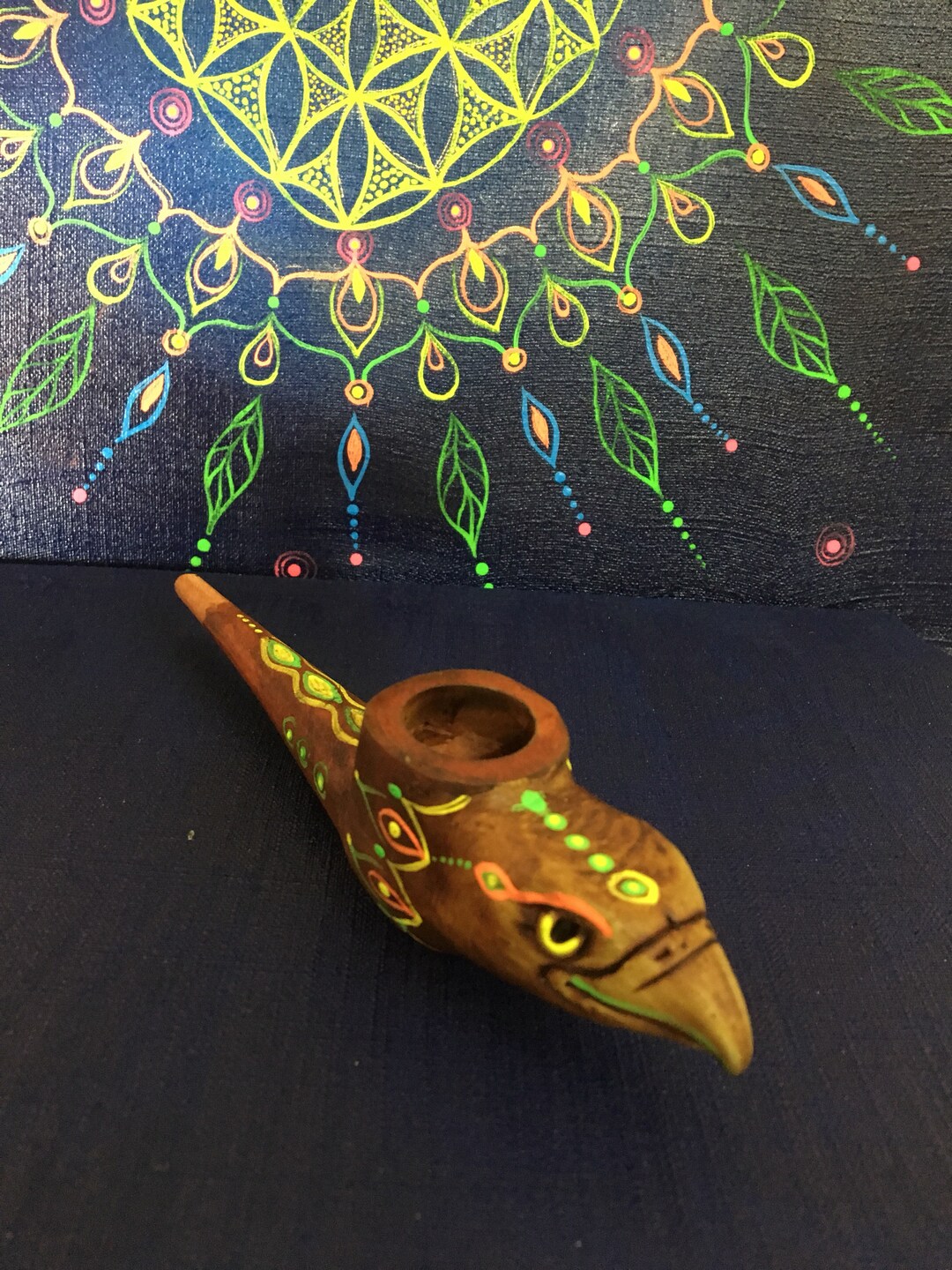 Smoking Pipe, Mapacho Tobacco Pipe, Ceremonial Pipe, Shamanic Pipe ...