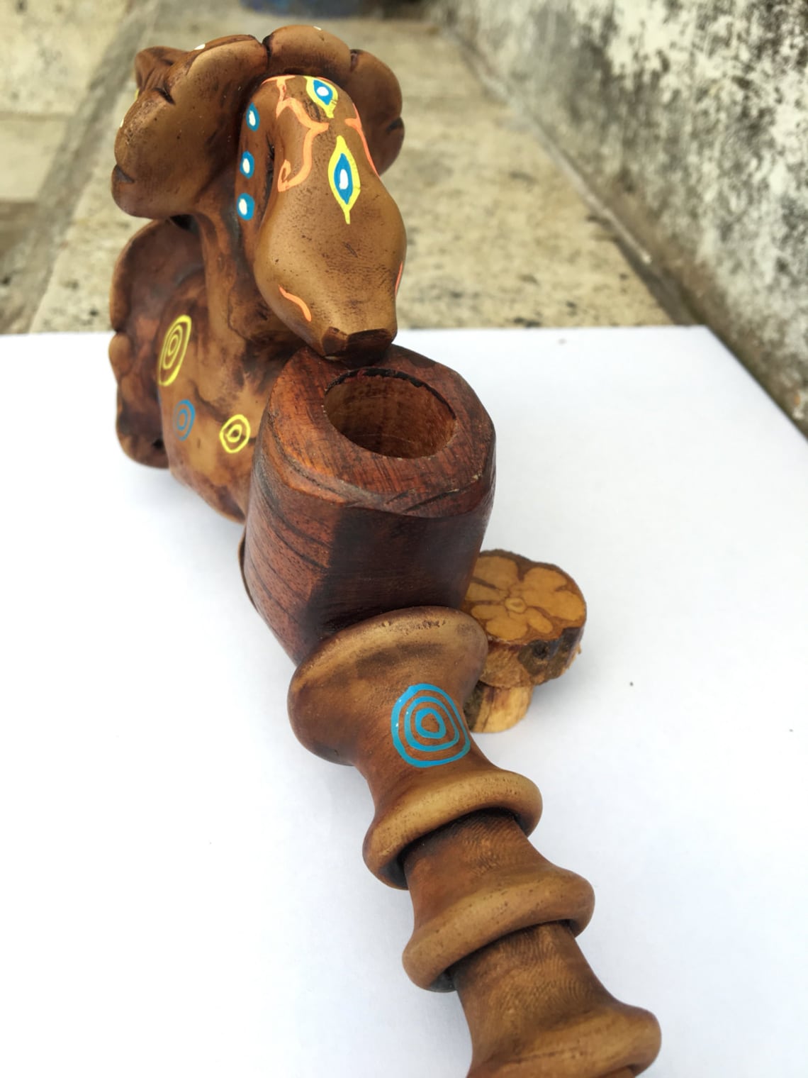 Handmade Smoking Pipe, Mapacho Tobacco Pipe, Ceremonial Pipe, Shamanic ...