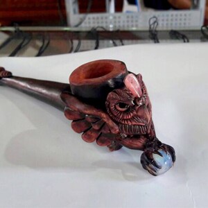 Handmade Smoking Pipe Mapacho Tobacco Pipe Ceremonial Pipe - Etsy