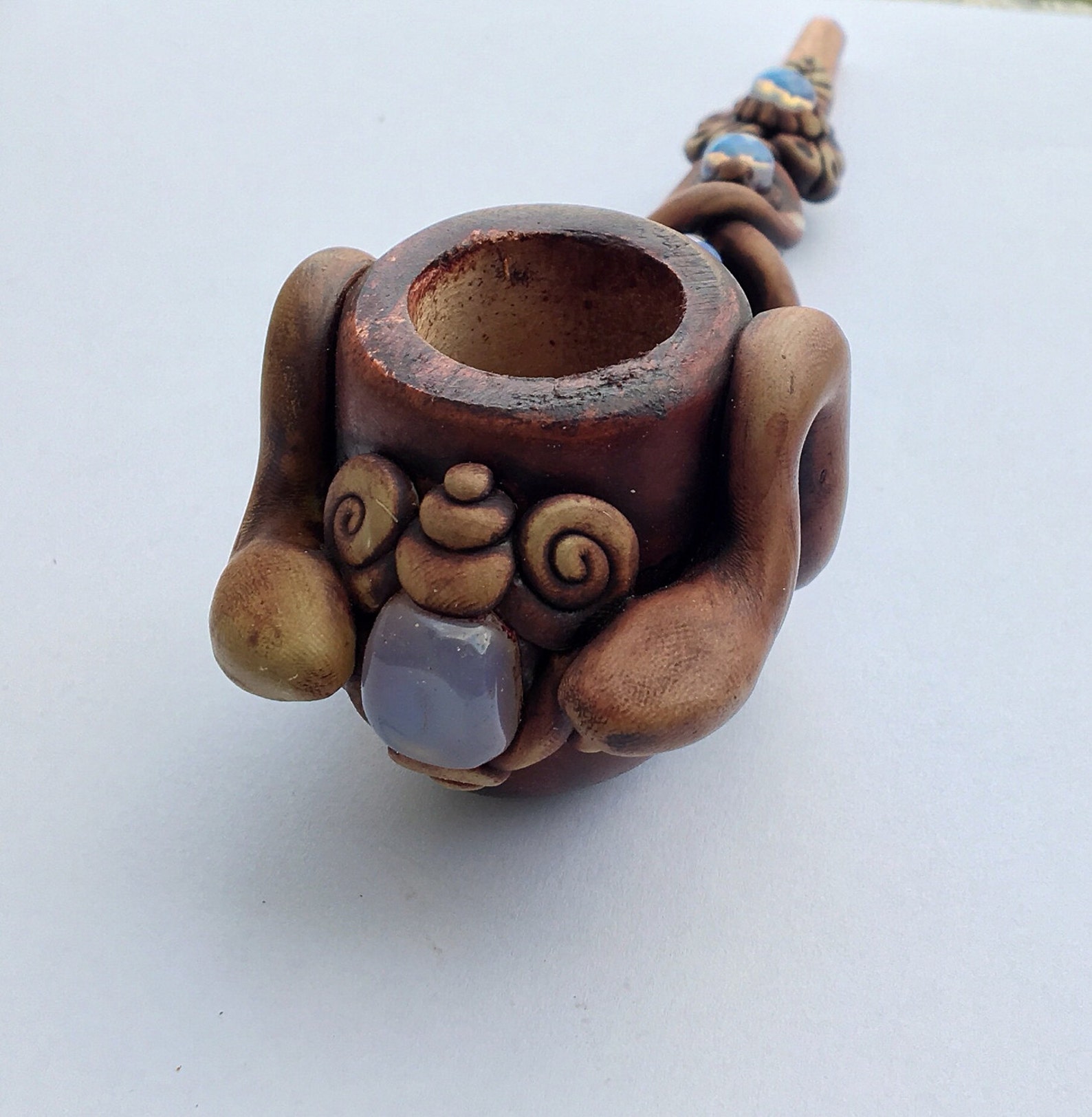 Smoking Pipe Mapacho Tobacco Pipe Shamanic Pipe Ceremonial - Etsy