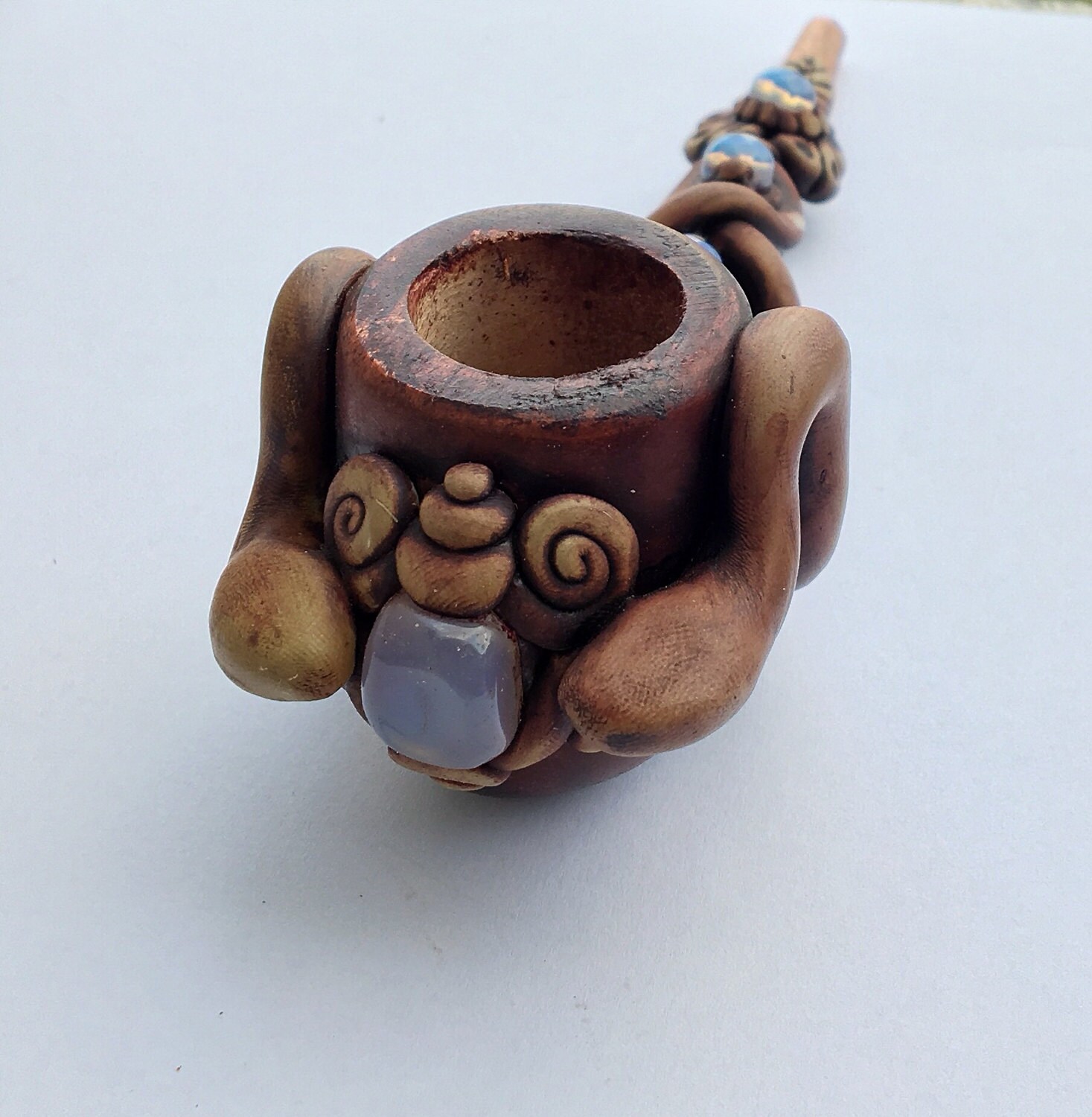 Smoking Pipe Mapacho Tobacco Pipe Shamanic Pipe Ceremonial - Etsy