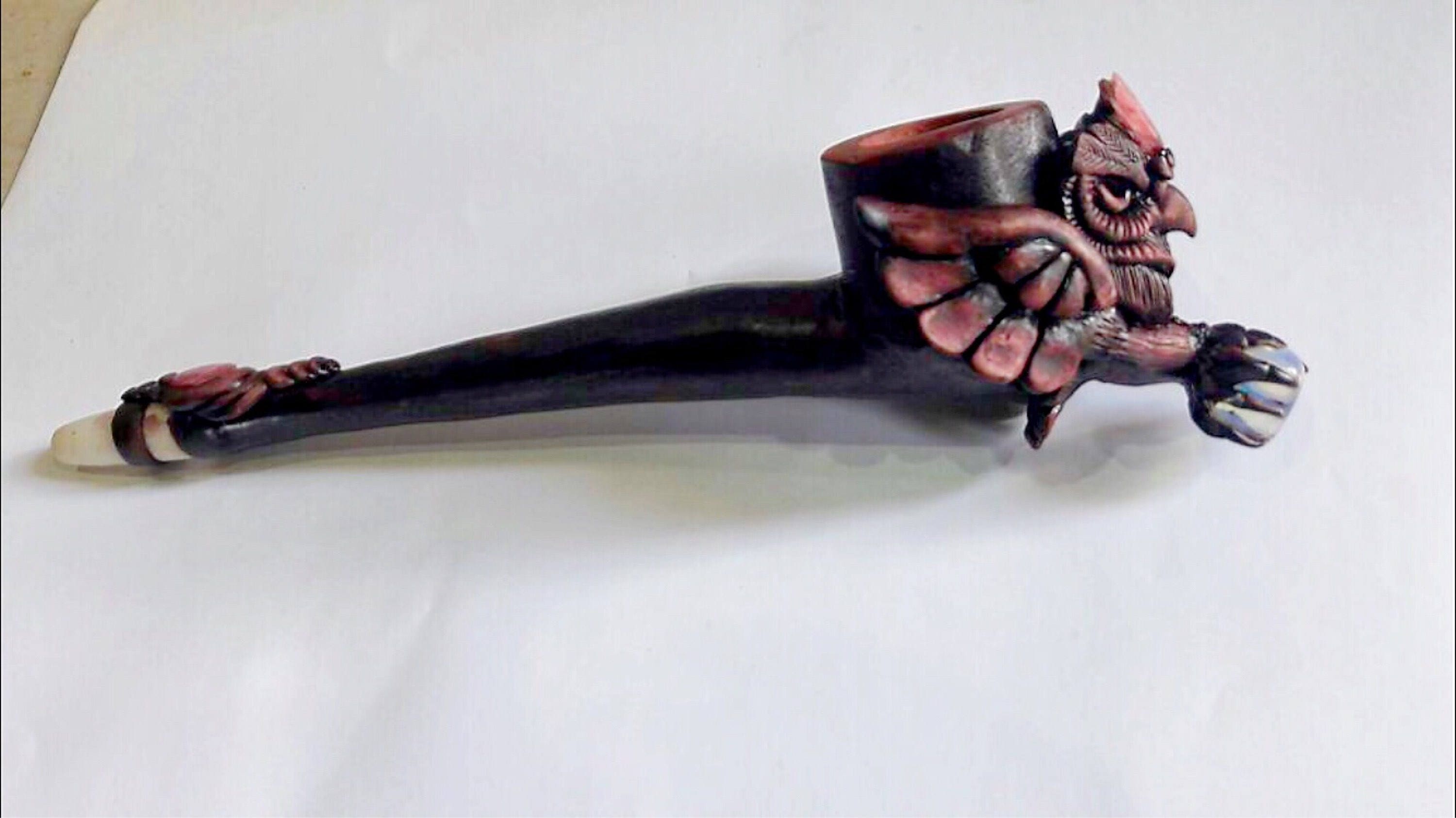 Handmade Smoking Pipe Mapacho Tobacco Pipe Ceremonial Pipe - Etsy