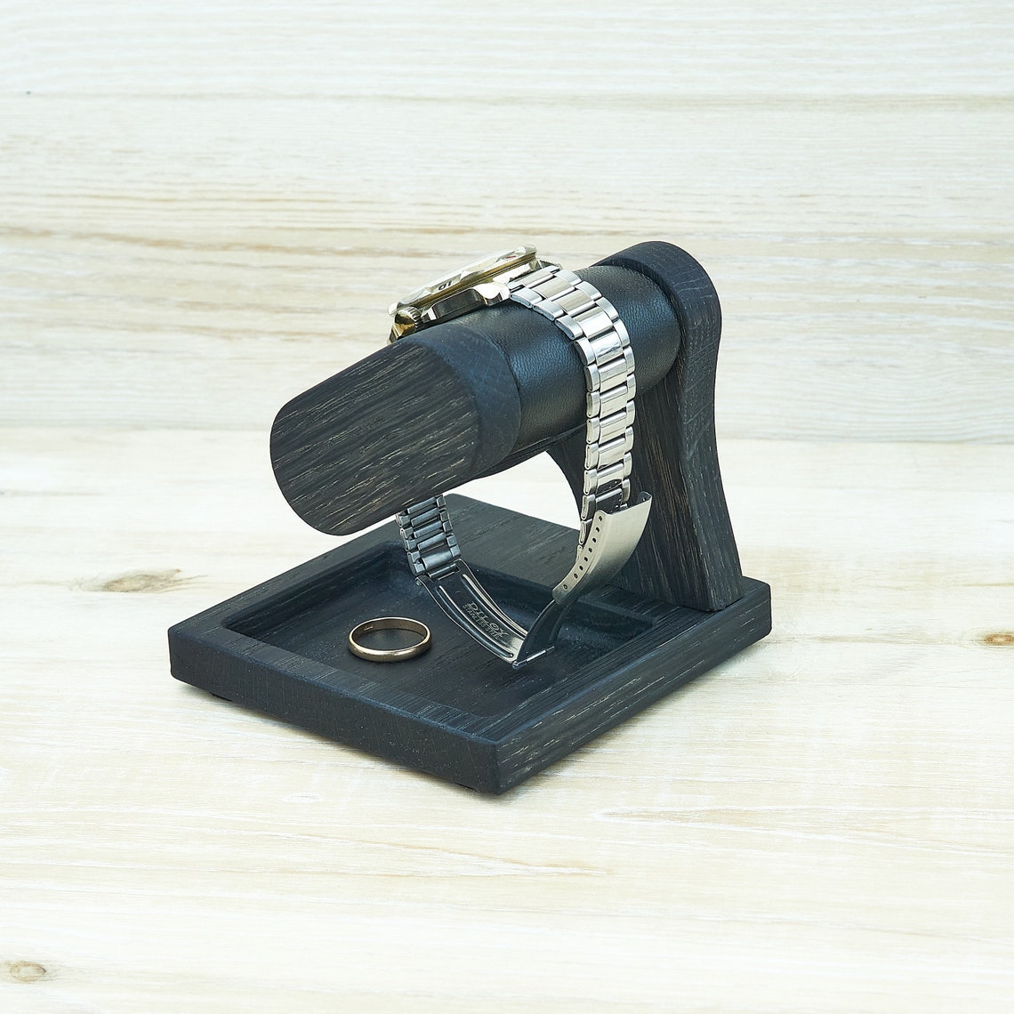 Personalized Watch Stand With Place for Storage Ring - Etsy