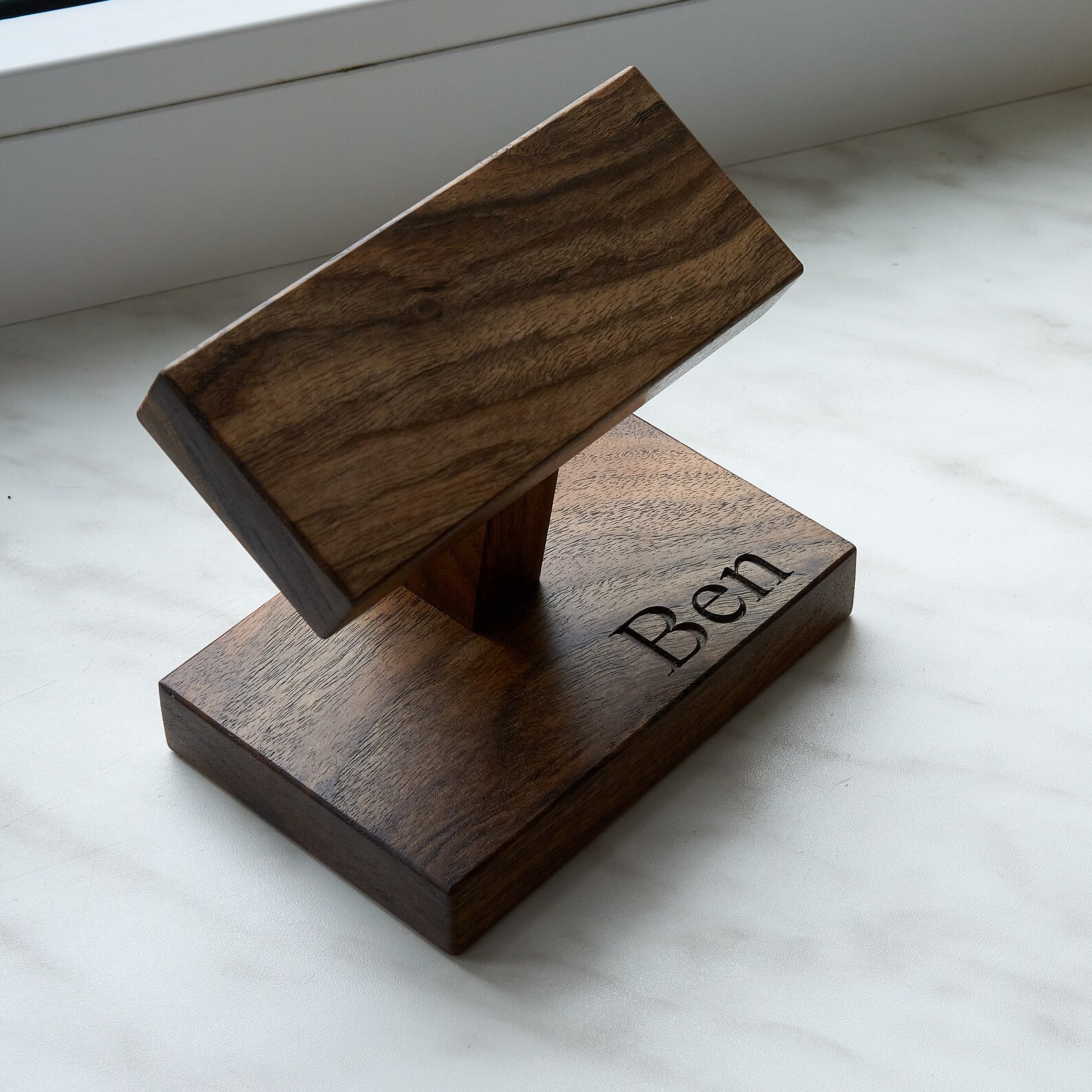 Walnut Watch Stand for 2 Wristwatch Wooden Watch Stand for - Etsy