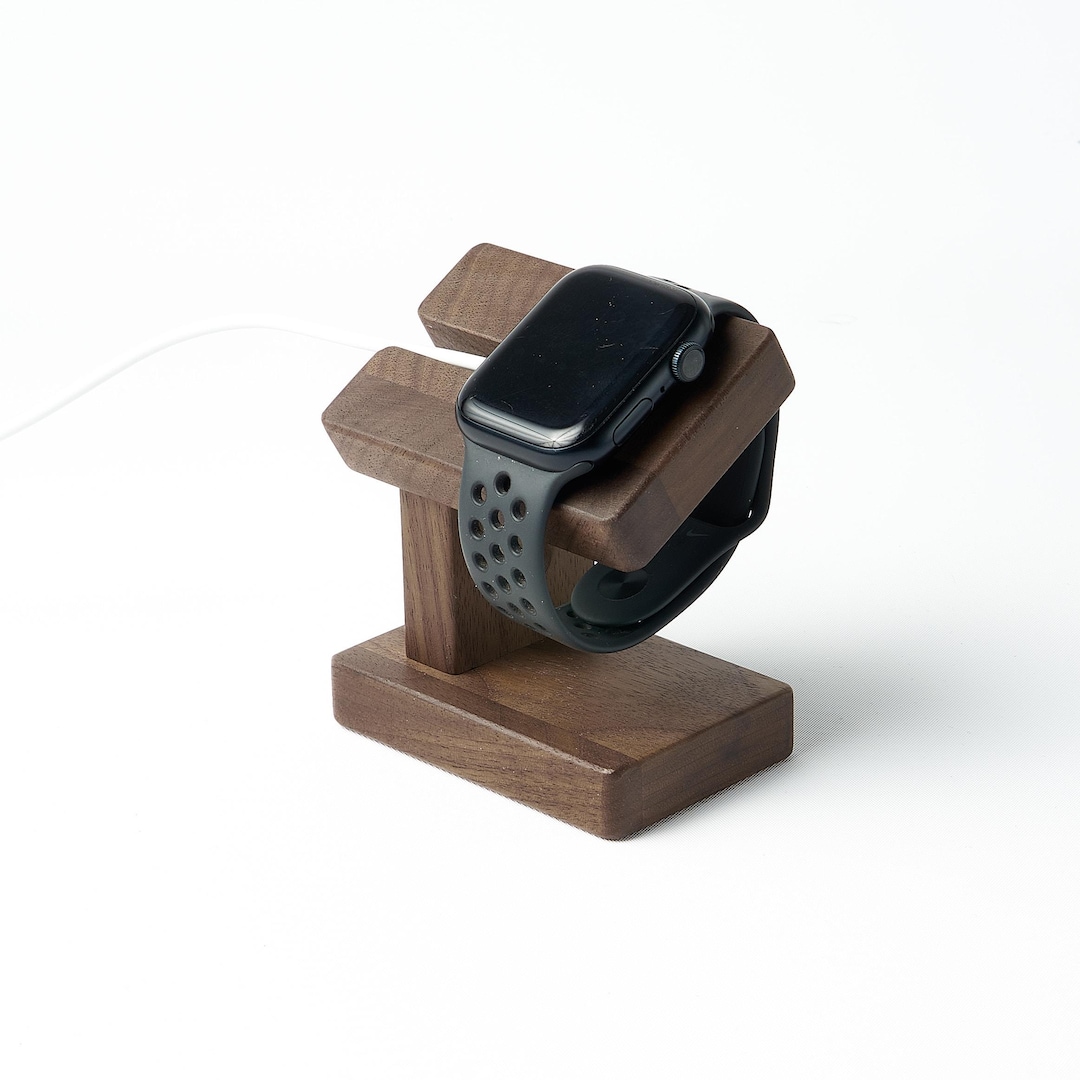Iwatch Apple Watch Stand Wood Dock Docking Charger Stand Smart Watch ...