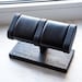 Wood Watch Stand With a Soft Leather Pillow for 2 Men's Wristwatches - Etsy