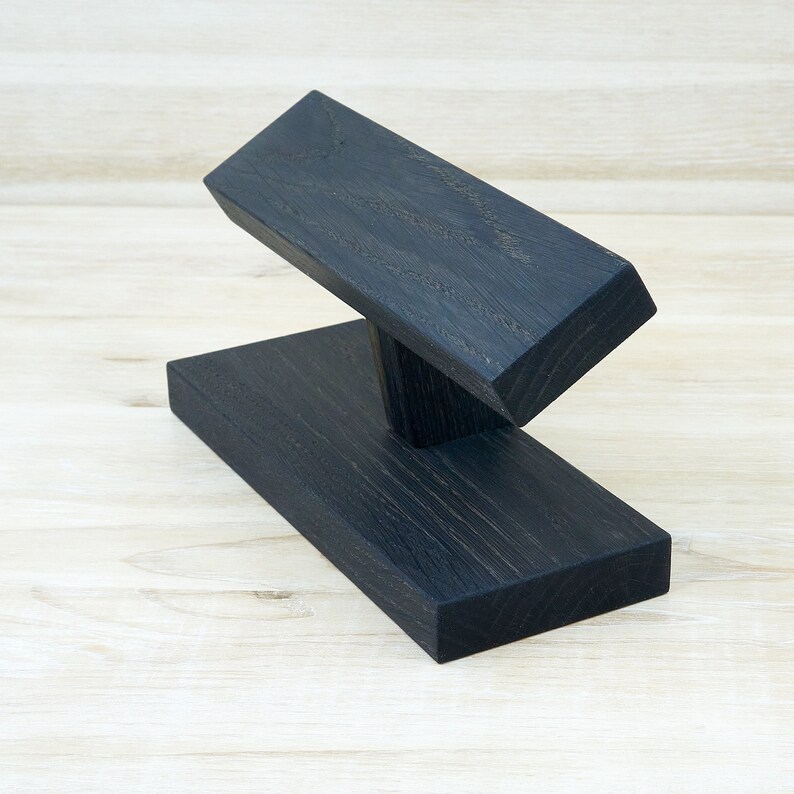 Wrist Watch Stand Holder Gift Anniversary Wood Watch Display - Etsy