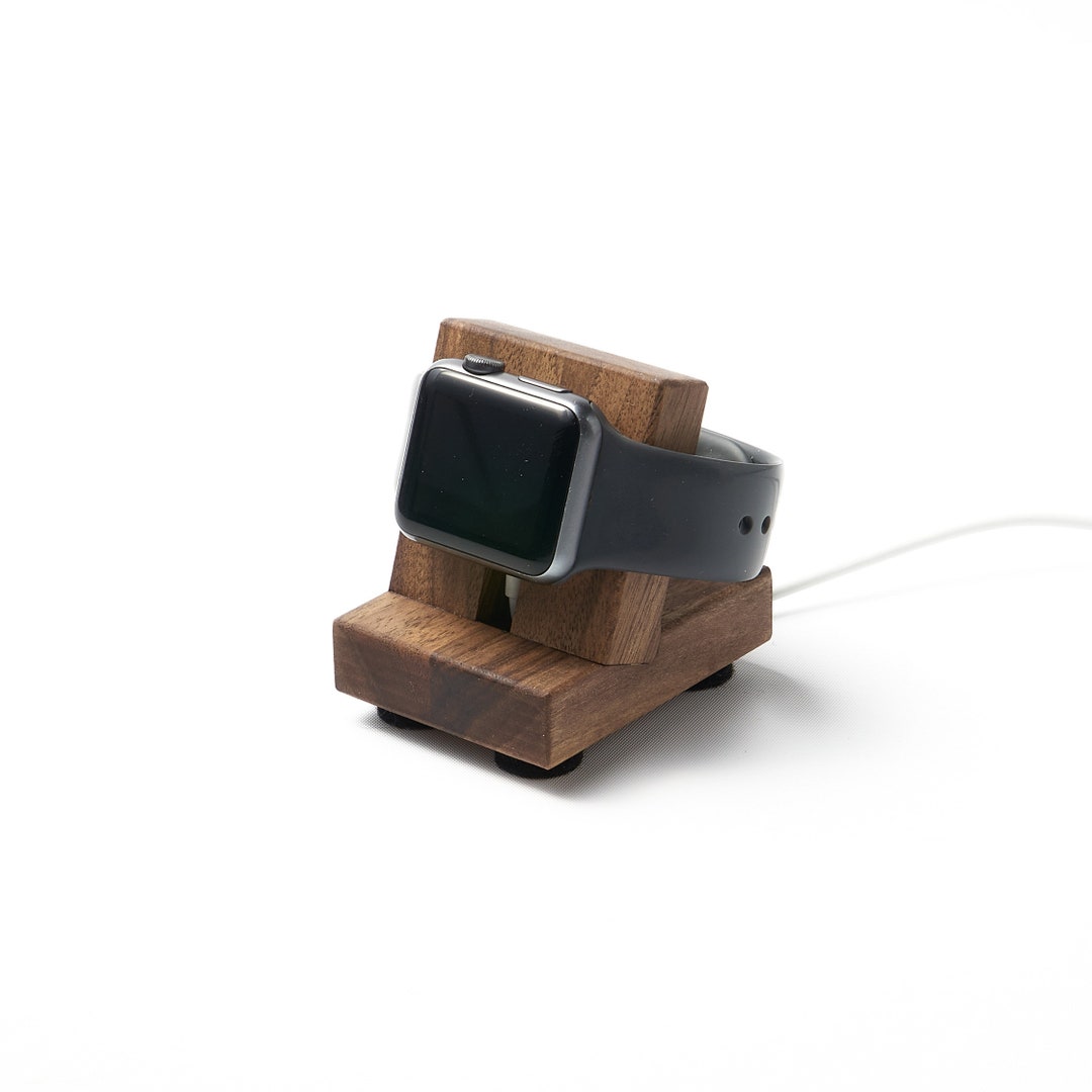 Iwatch Apple Watch Stand Wood Dock Docking Charger Stand Smart - Etsy