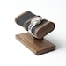 Wood Watch Stand With a Soft Leather Pillow for 2 Men's Wristwatches - Etsy