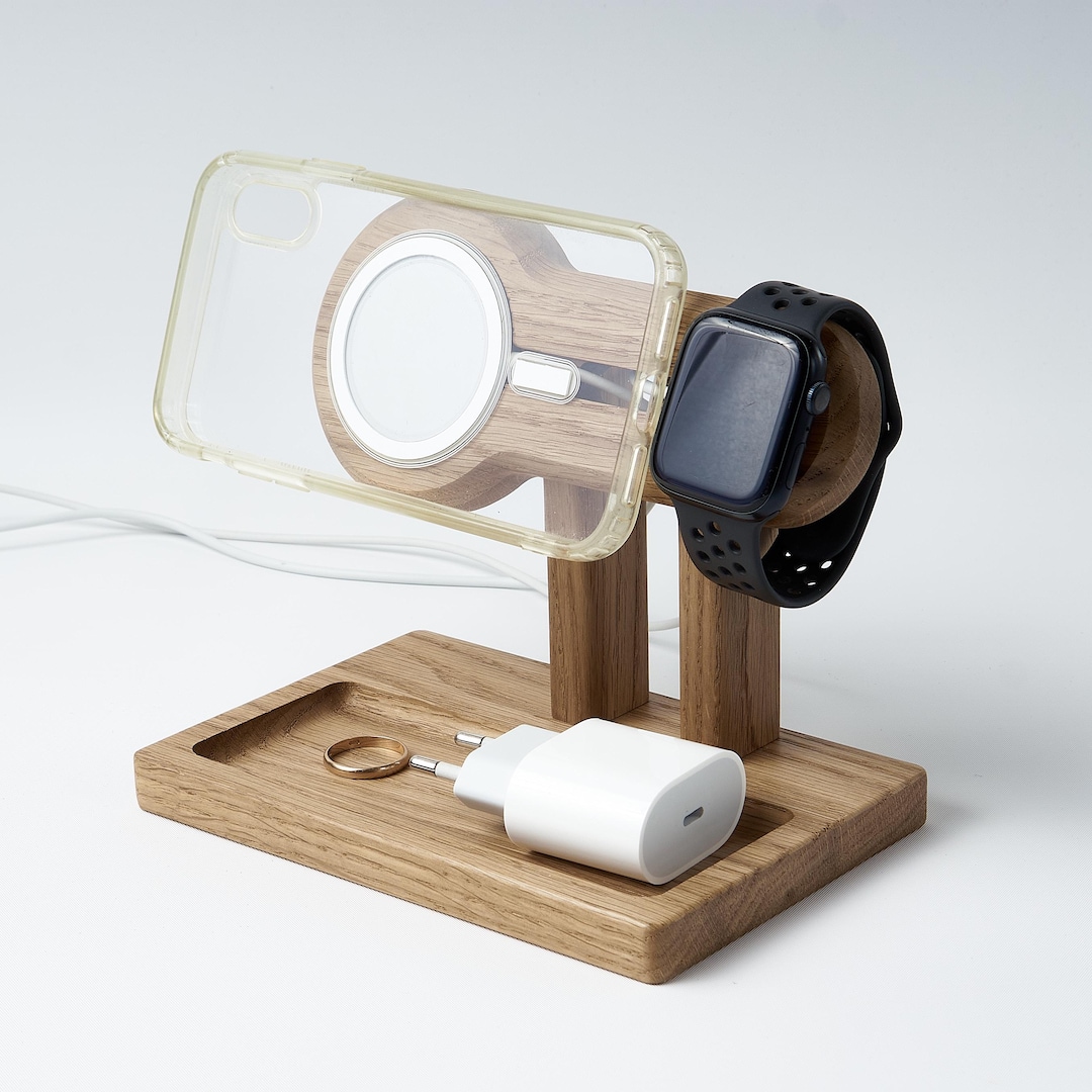 Magsafe Dock Stand for Iphone, Apple Watch, and Airpods, Wireless ...