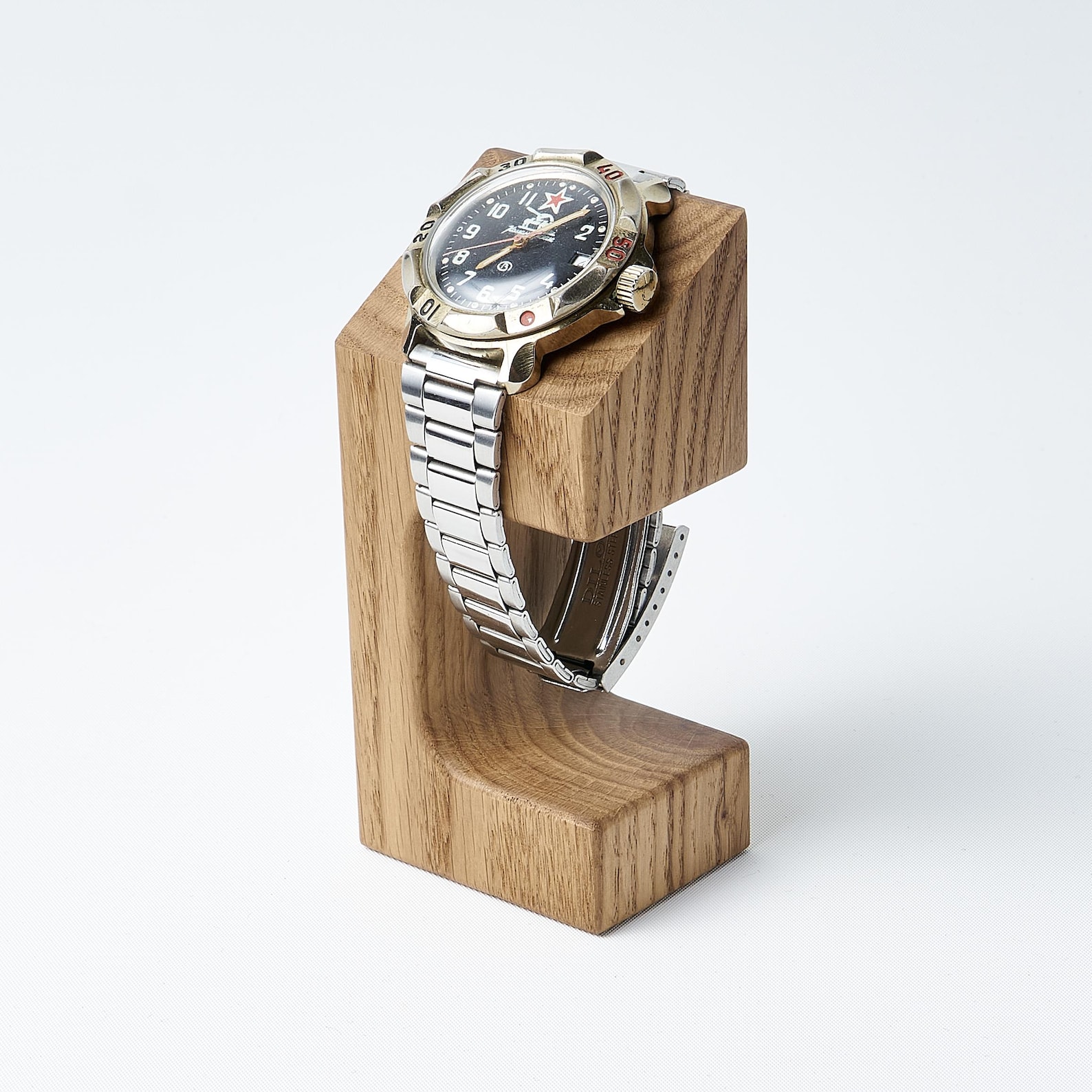 Wooden Watch Stand for Men, Simple Watch Stand From Oak or Walnut - Etsy