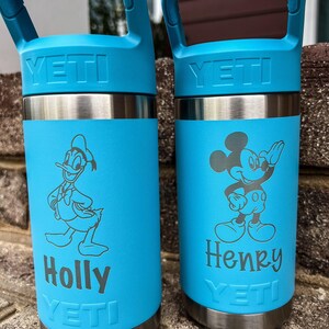 Personalized Mickey and Minnie YETI Water Bottle / Custom Disney ...
